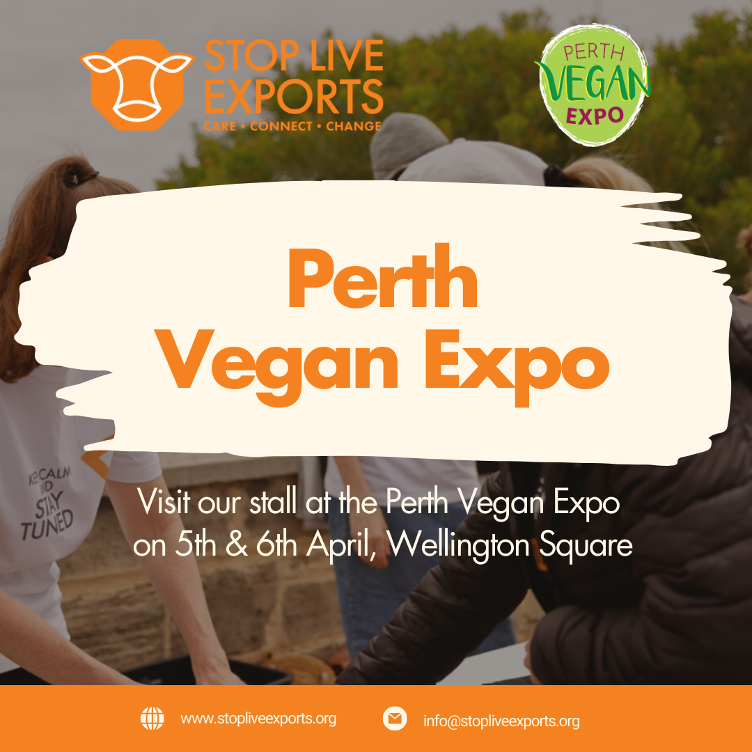 Perth Vegan Expo | 5-6th of April 2025 | Stop Live Exports